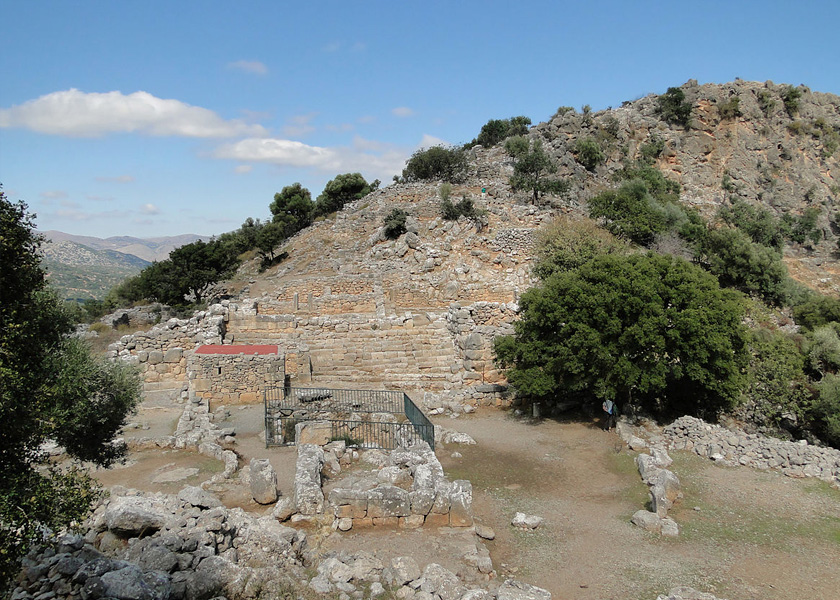 Lato Ancient Town Crete Greece - Archaeological Sites Lasithi Mirabello ...