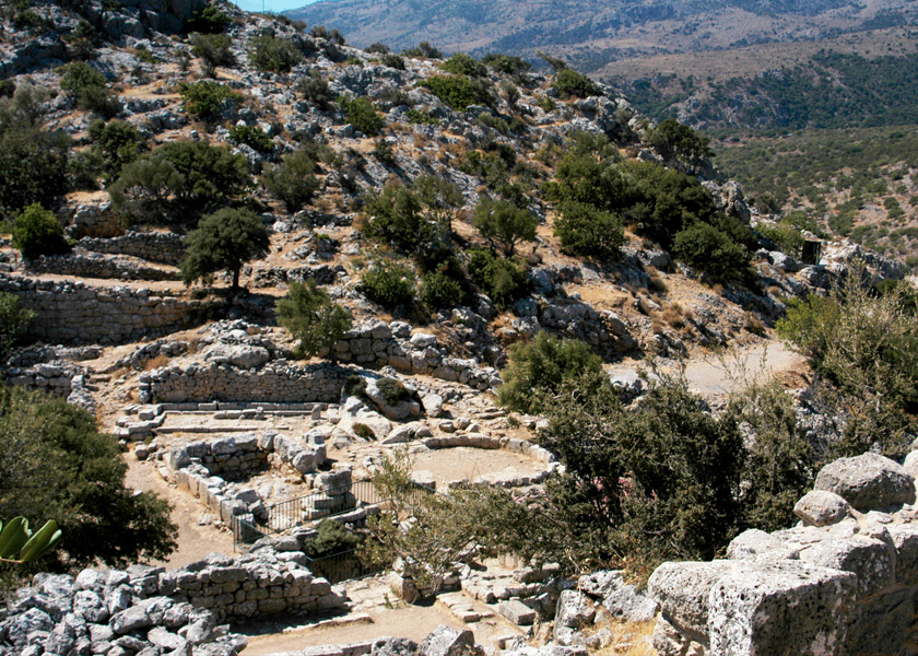 Lato Ancient Town Crete Greece - Archaeological Sites Lasithi Mirabello ...